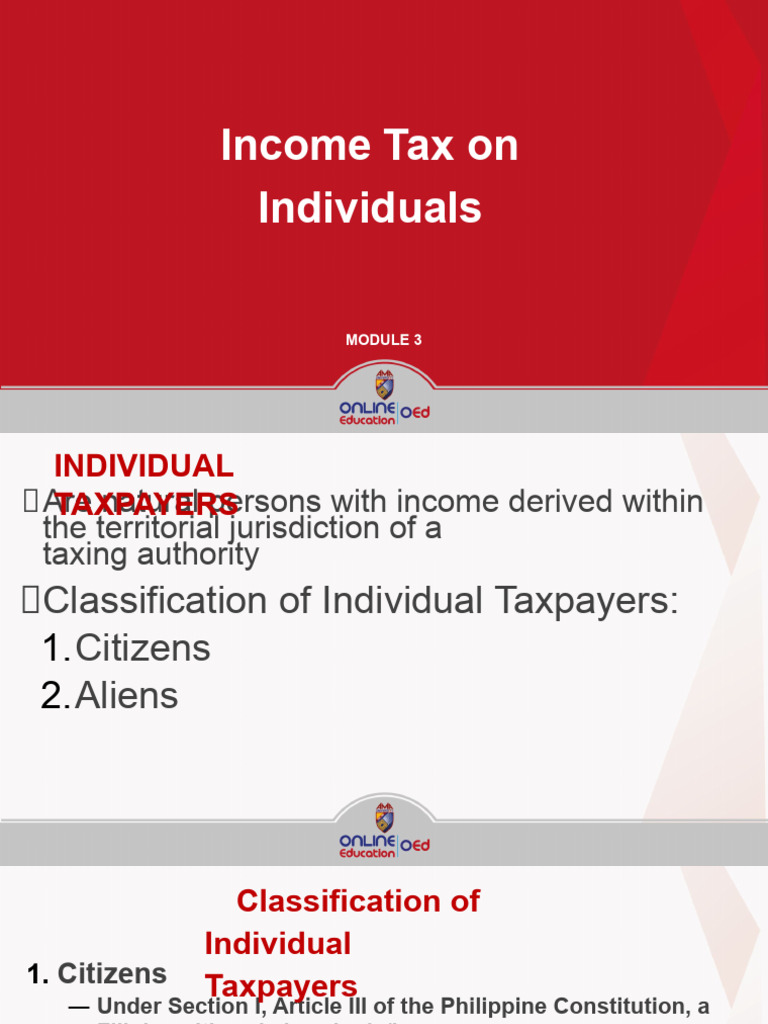 Tax 3 | PDF