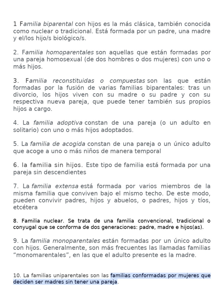 1 Familia Biparental | PDF