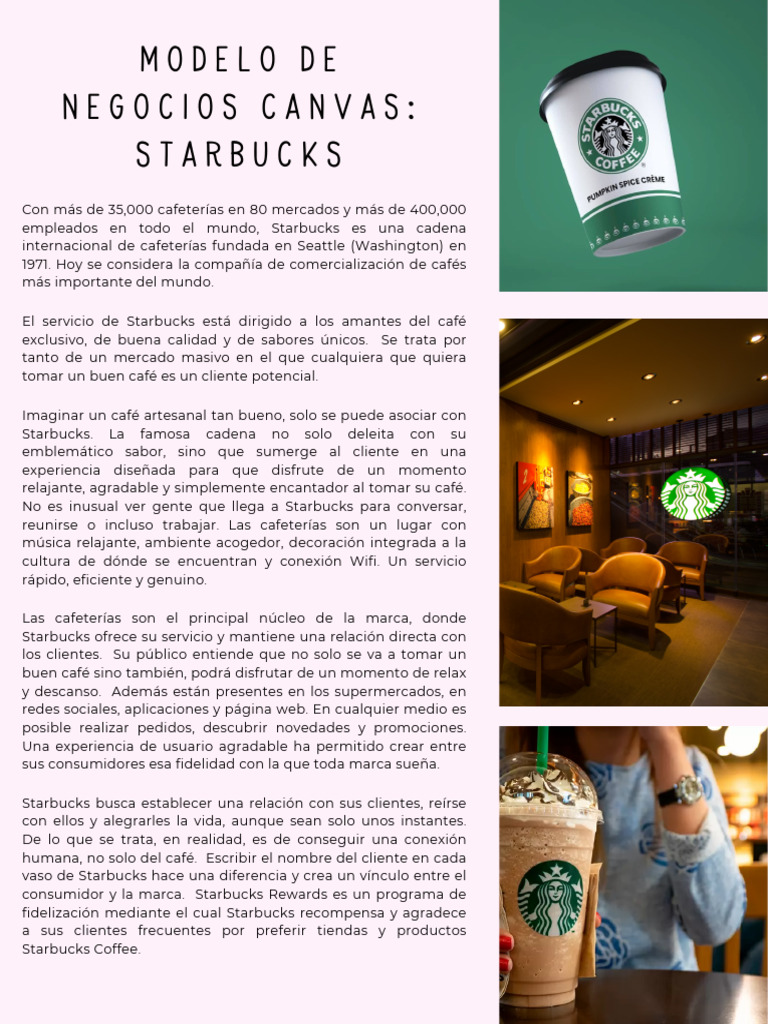 Modelo Canvas Starbucks (1) | PDF