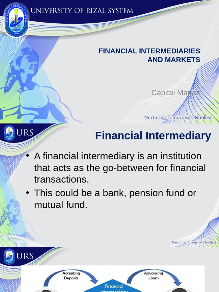 Financial Intermediaries and Markets | PDF