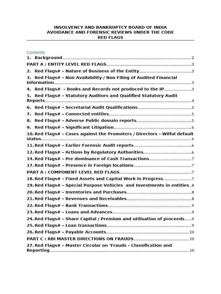 IBC - Reg Flags | PDF