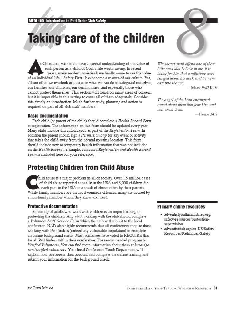 Pathfinder Staff Safety Training Guide | PDF | Allergy | Self-Improvement