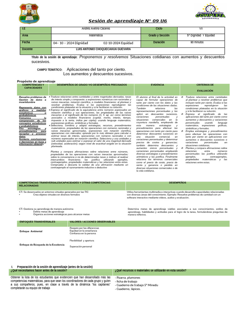 5 Sesion 09 - U6 | PDF