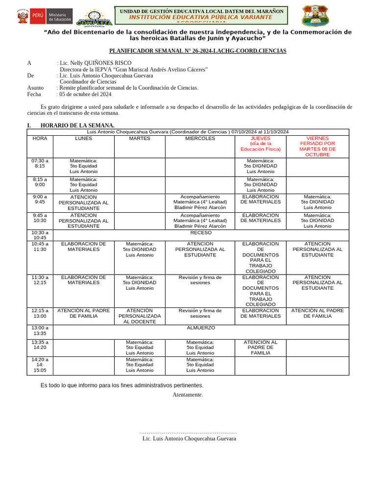 planificador 26-CPC-2024 | PDF