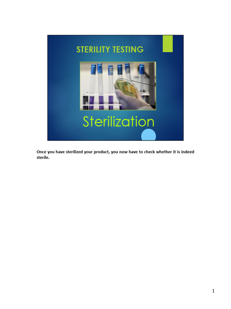 PCE 333 - Sterilization 4 Amended | PDF