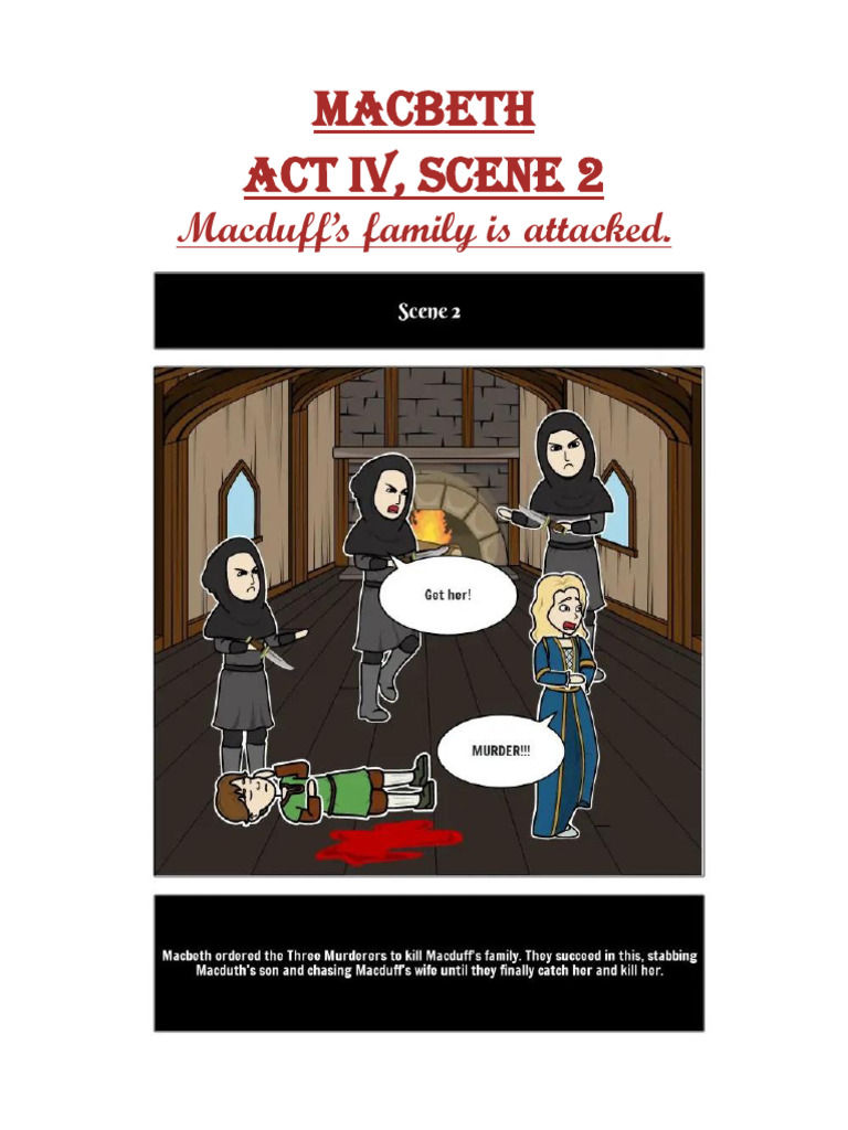 Macbeth Act IV Scene 2 | PDF | Macbeth | Poetry