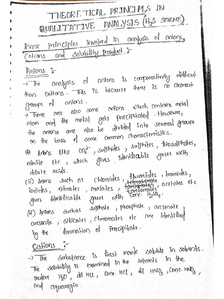 Theoritical Principles in Quantitative Analysis | PDF