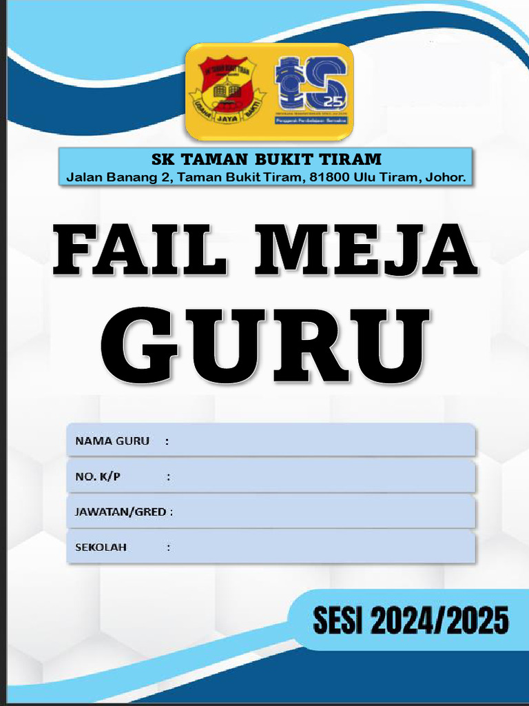 Fail Meja Guru SKTBT 24 25 | PDF
