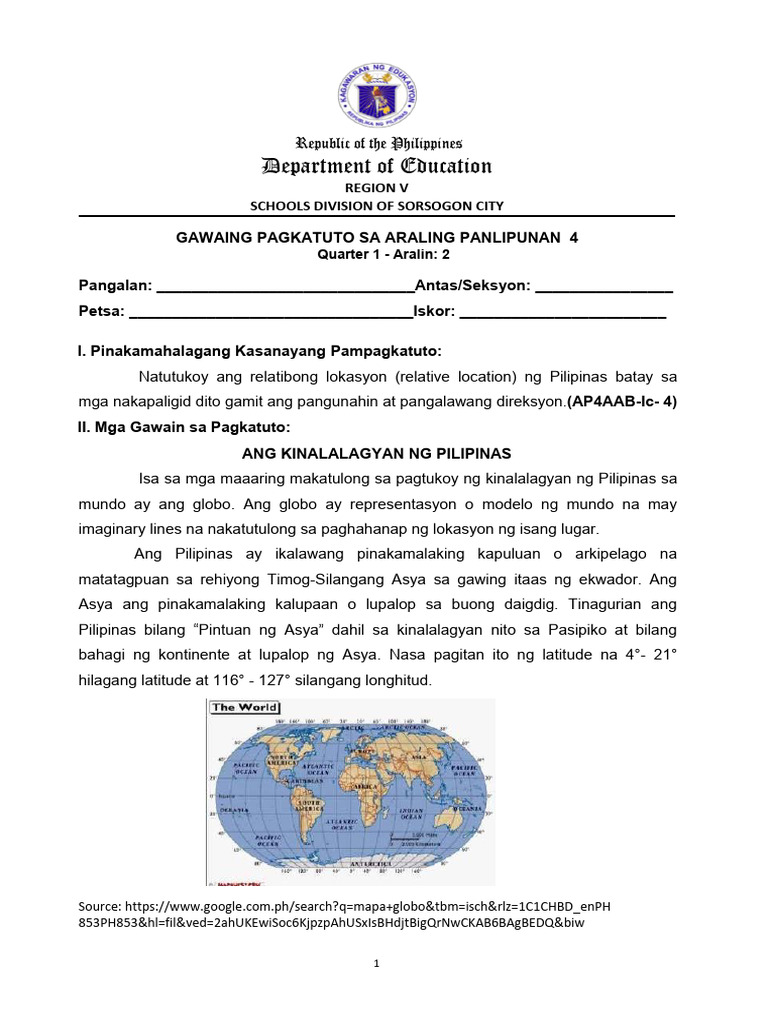 Las-2 Q1 Ap4 | PDF
