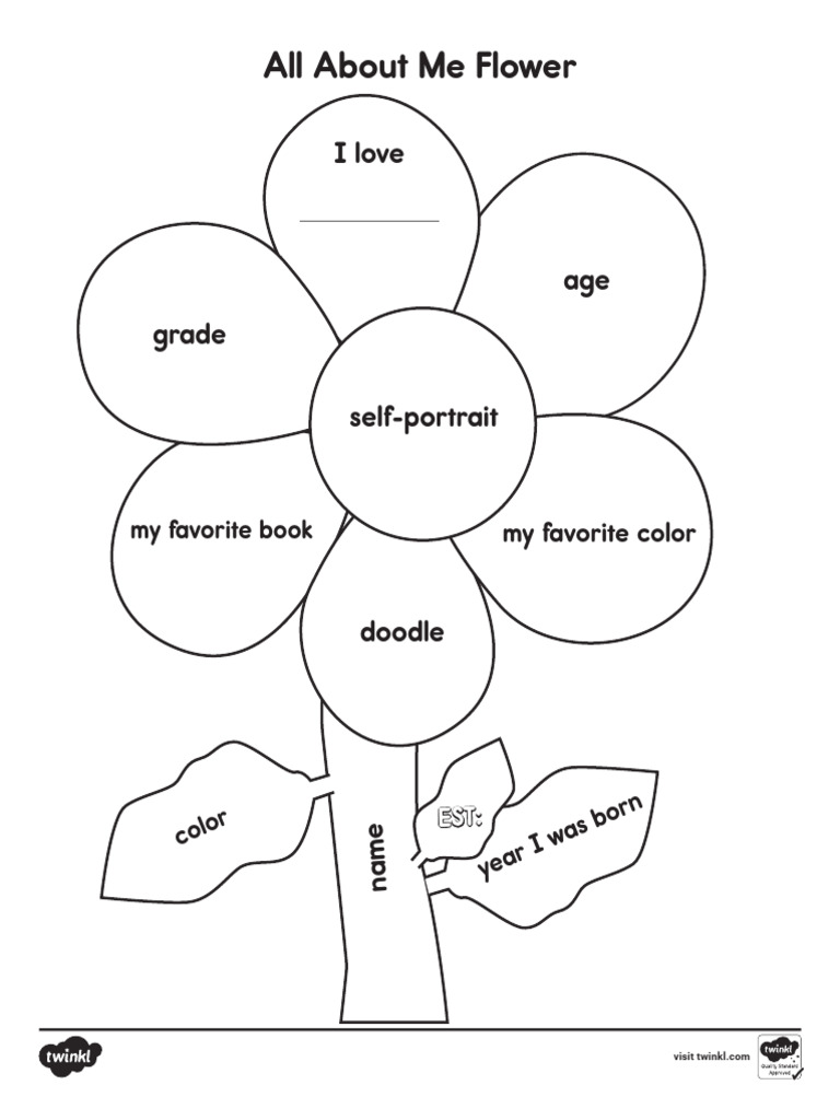 All About Me Flower Activity Ver 1 (1) | PDF