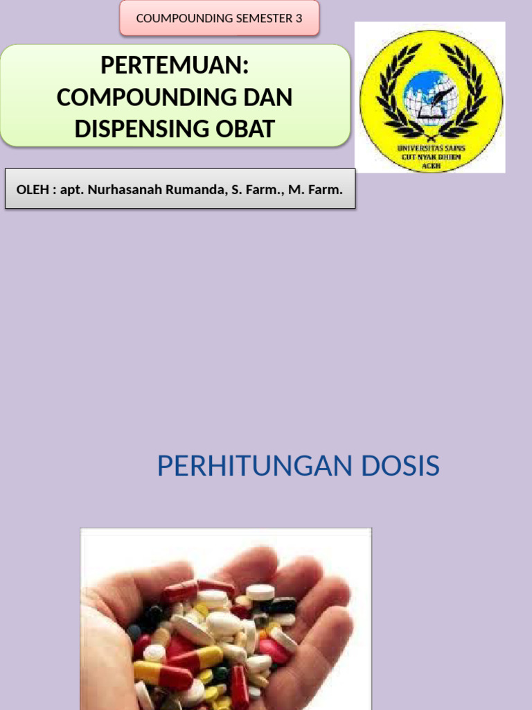 Compounding Dosis | PDF