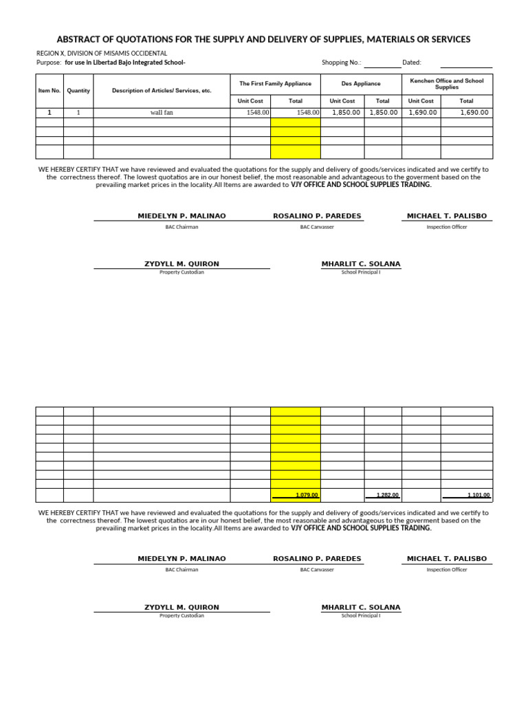 Abstract of Quotation Regular Mooe Elementary | PDF