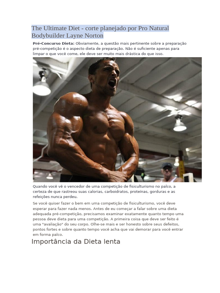 The Ultimate Diet | PDF