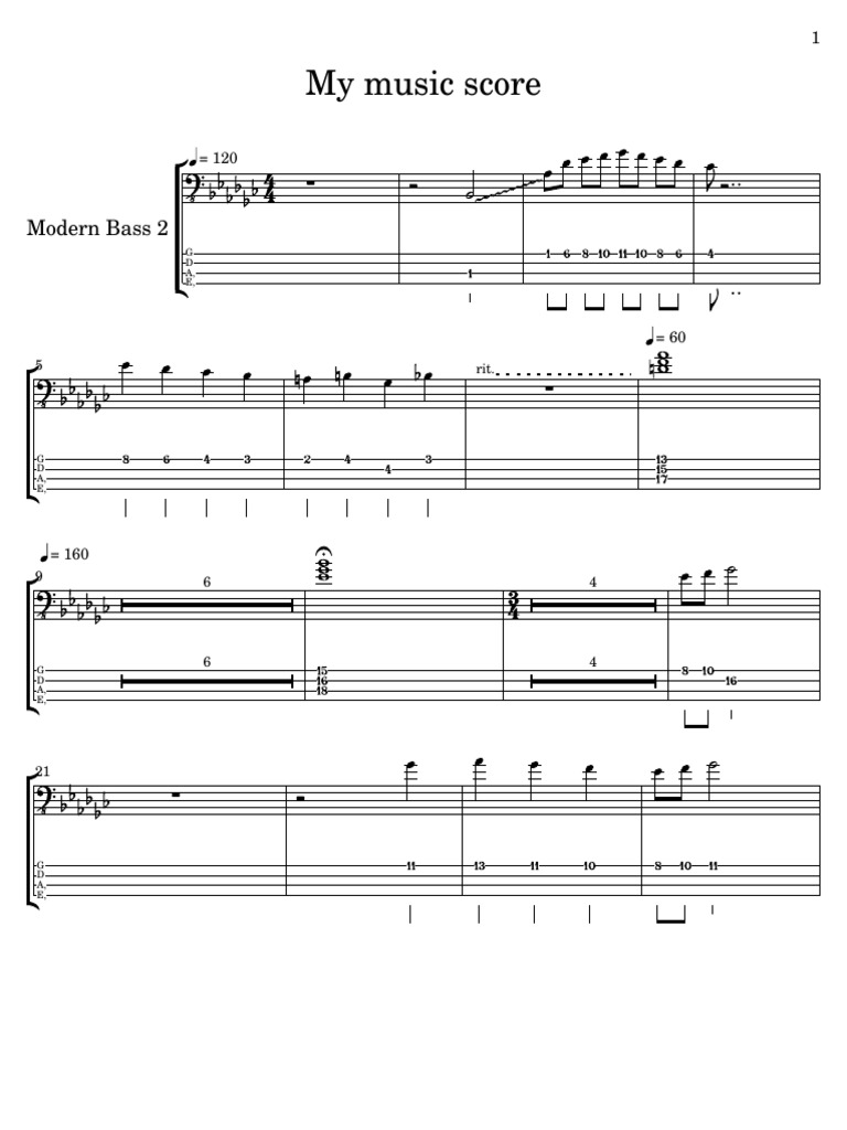 My Music Score | PDF