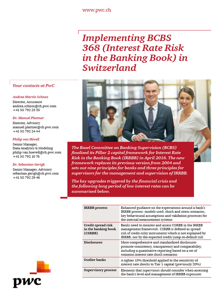 Implementing BCBS 368 IRRBB Blogpost EN1 | PDF | Risk | Interest