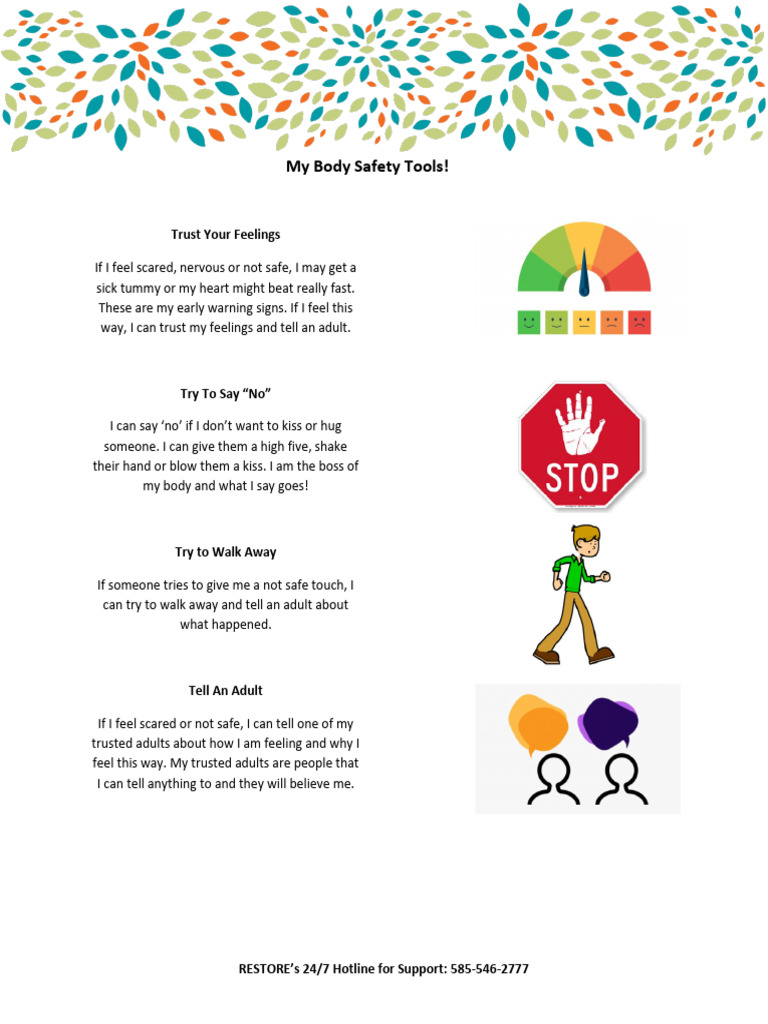 Body Safety Worksheet | PDF