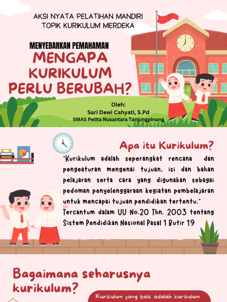 Mengapa Kurikulum Perlu Berubah | PDF