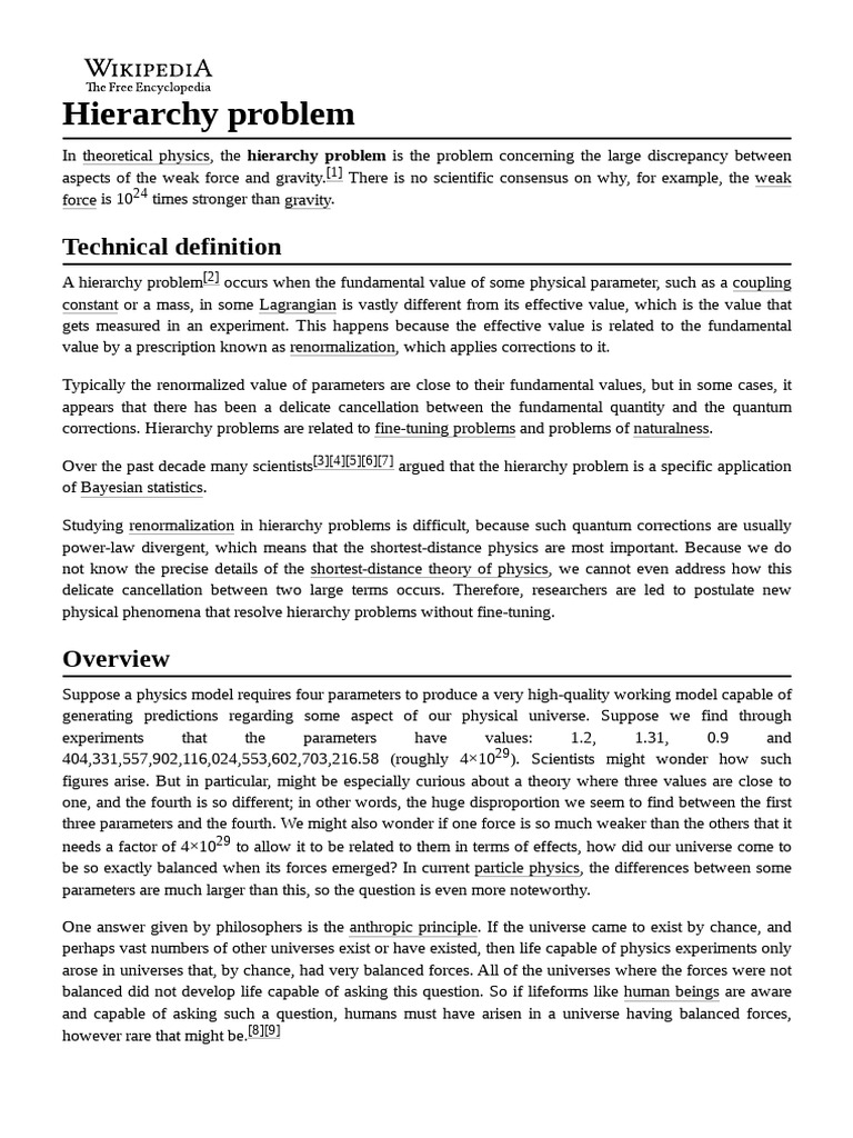Hierarchy_problem | PDF