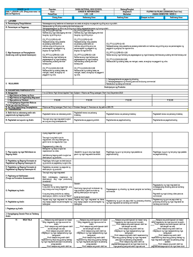 5 Deskripsiyon NG Produkto | PDF