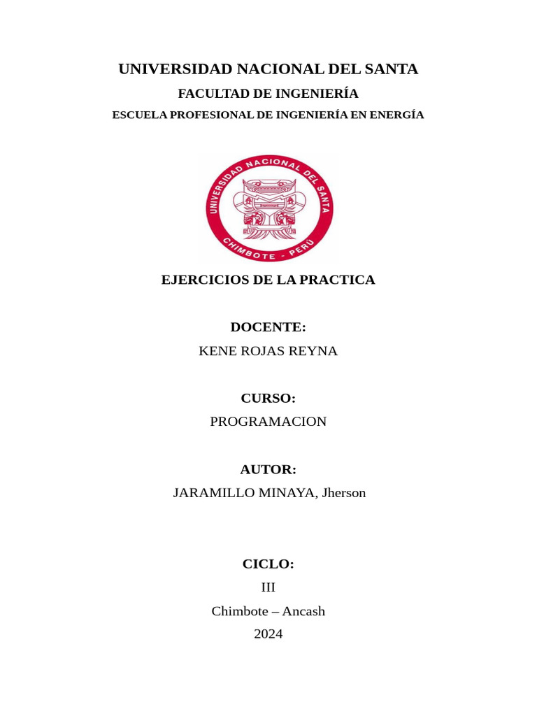 Producto Programacion Jherson | PDF