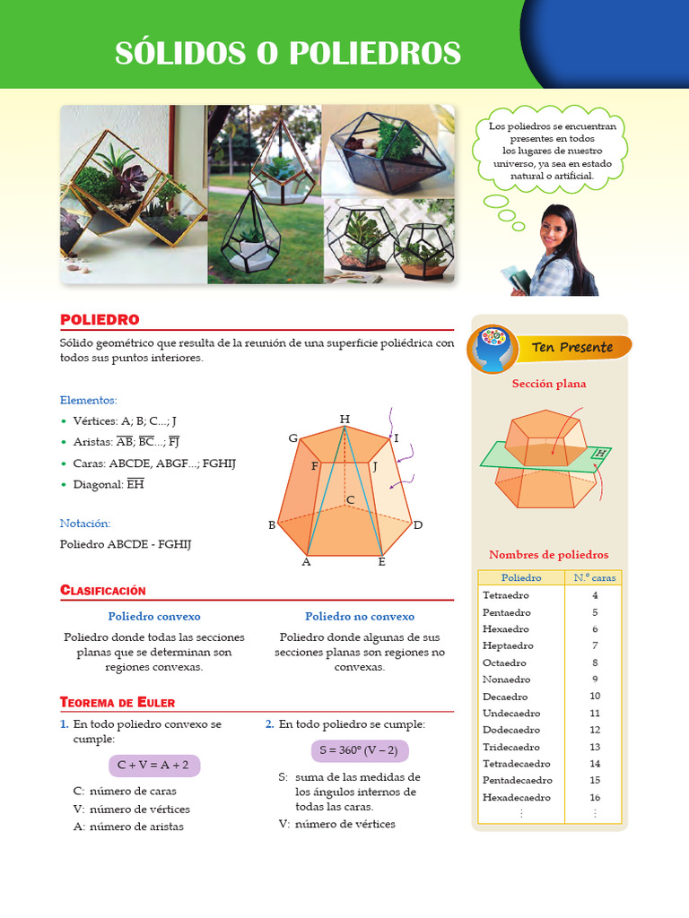 Volumen de Poliedros Regulares y Sólidos Geométricos | PDF