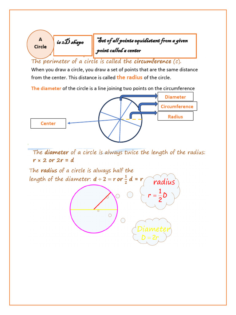 Circle y (6) Worksheet 7 | PDF