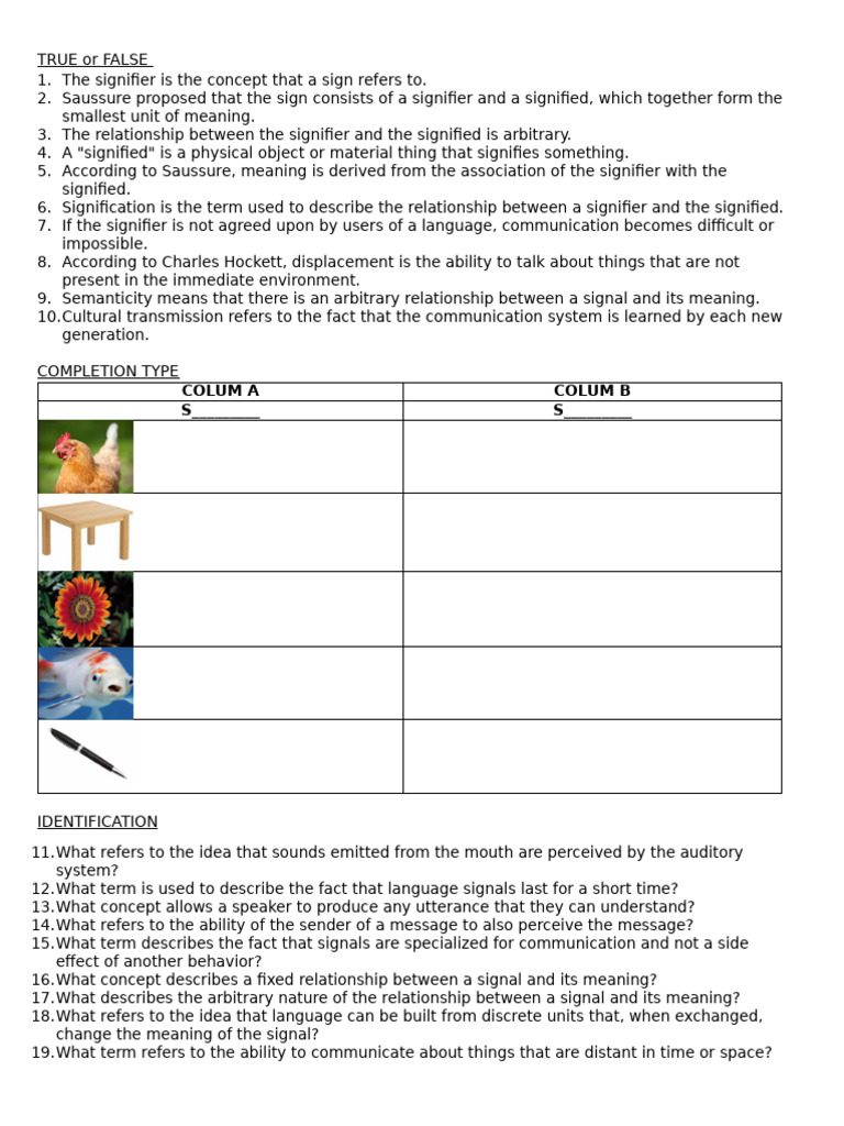Intro Ling Prelim LQ | PDF