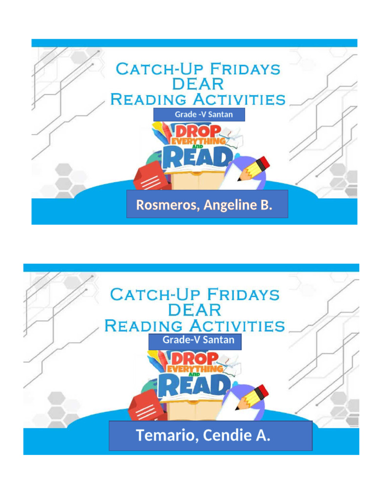 Catch Up Cover Page | PDF