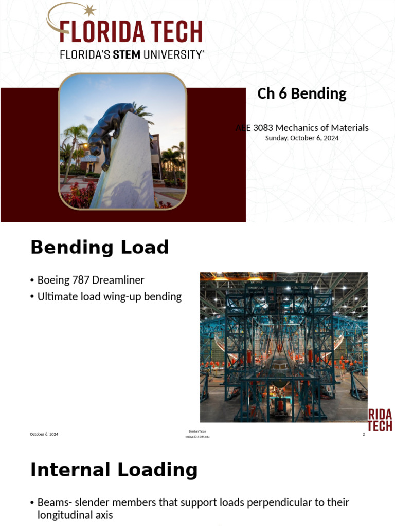 ch 6 bending | PDF
