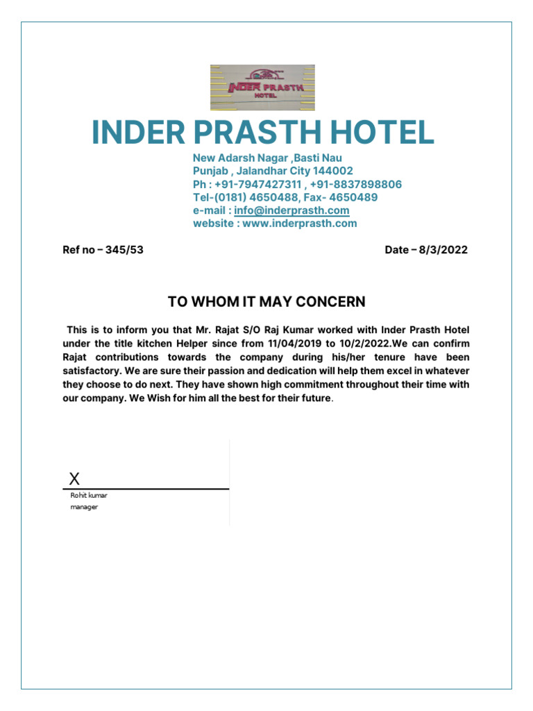 Experience-Letter (2) | PDF