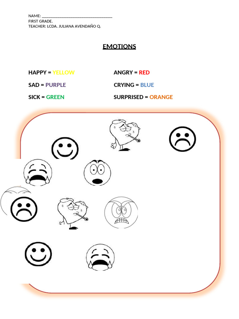 Feelings Moods Emotions Smileys Flashcards Fun Activities Games Games ...