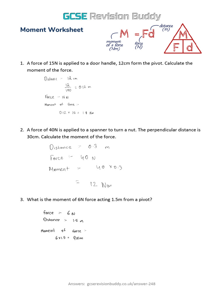 Physics-Moment-Worksheet | PDF