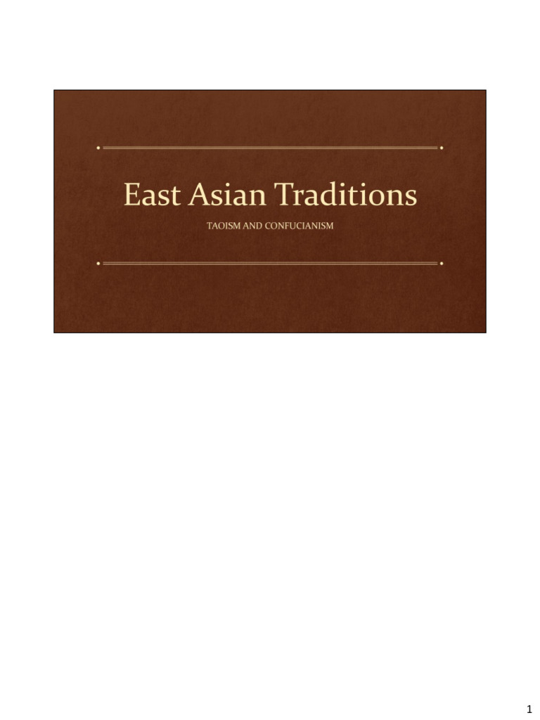 11 - East Asian Traditions | PDF