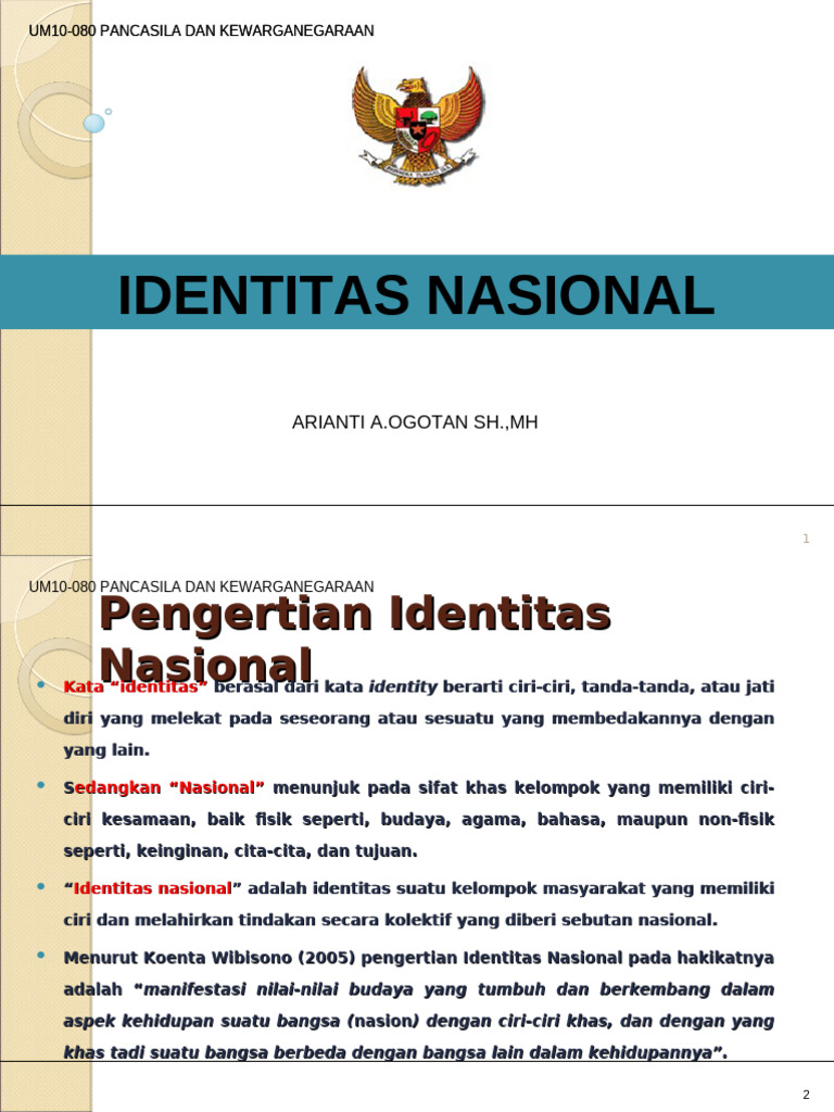 Identitas Nasional | PDF