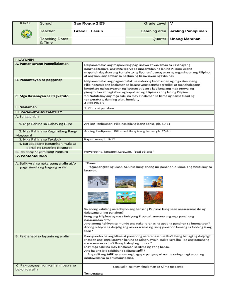 Ap 5 - Cot1 (Q1) - 2 | PDF