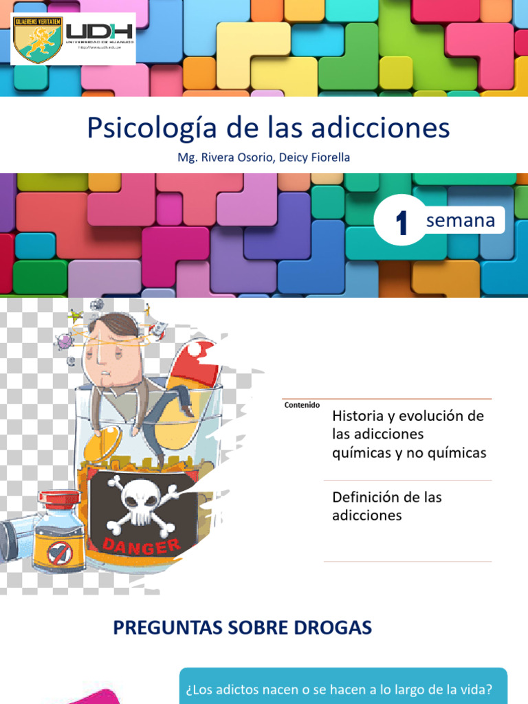 Sem 1 - Adicciones Historia y Definicion | PDF