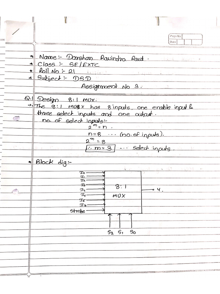 DSD Assignment 3 | PDF