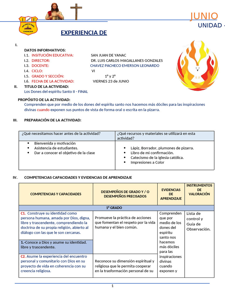 3.-SESIÓN - 1° y 2° GRADO. | PDF