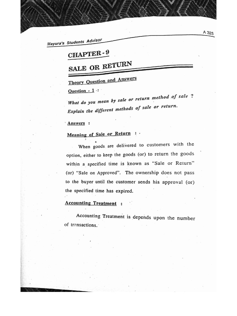 Financial Accounting Chapter 9 | PDF