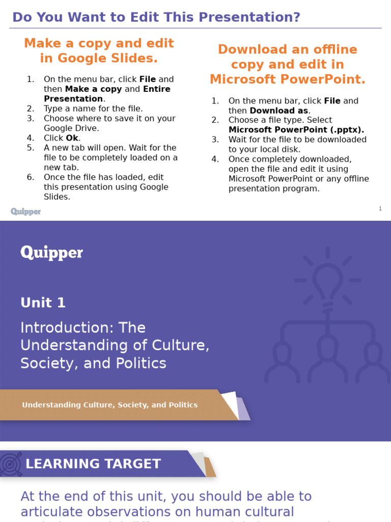 UCSP 11 - 12 Q1 0102 Cultural Variations and Social Differences in ...