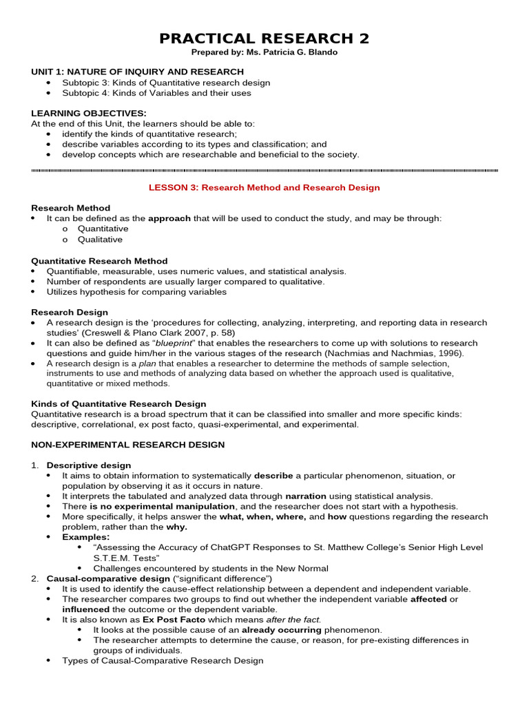 PR2 Unit 1 Lesson34 Handout | PDF