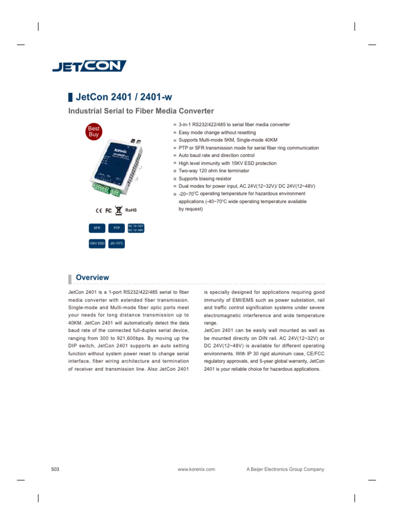 JetCon 2401 S | PDF