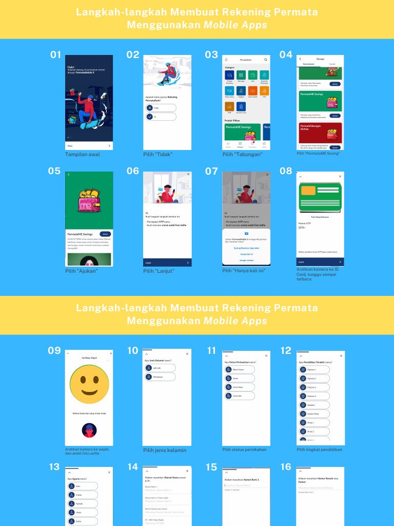 Alur Membuat Rekening Bank Permata | PDF