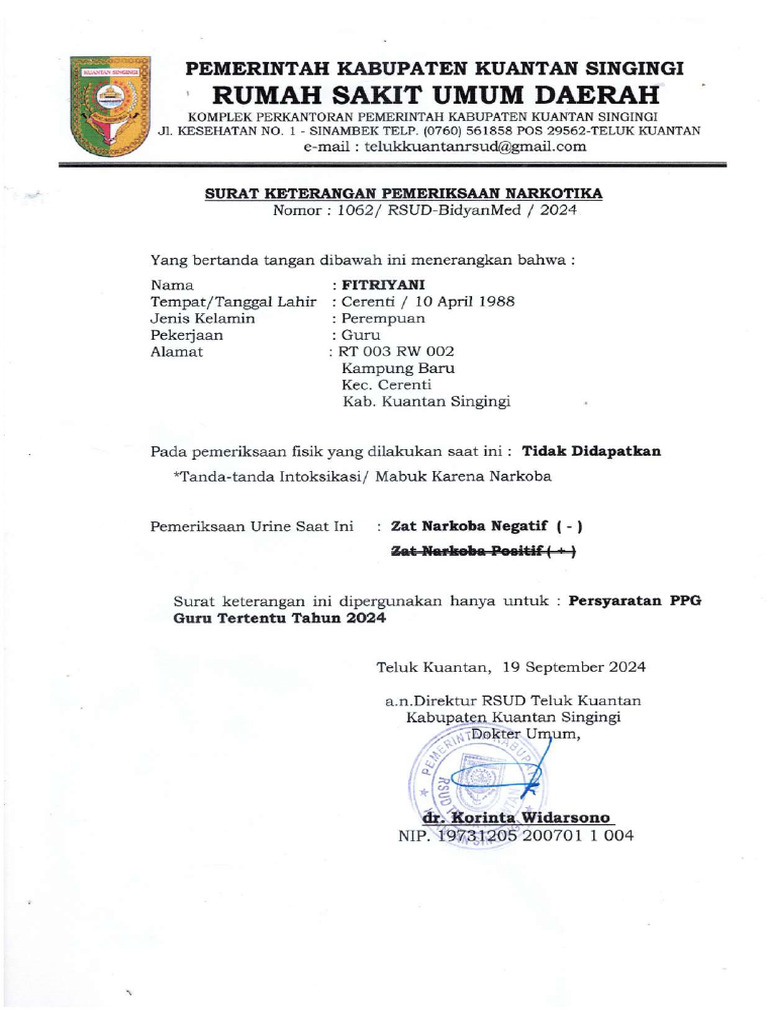 Suket Bebas Narkoba | PDF