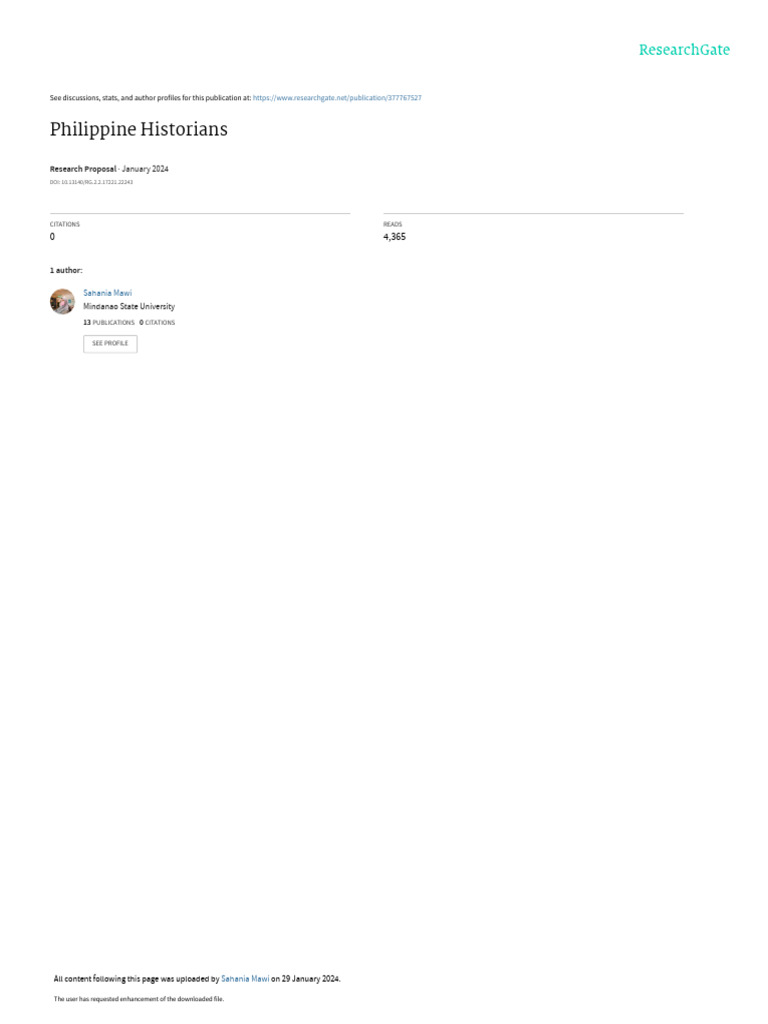 20 Philippine Historian | PDF