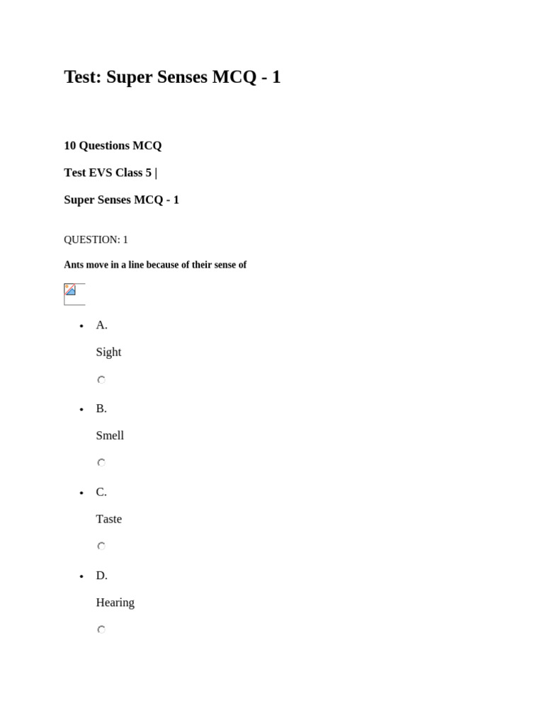 Practice Set EVS | PDF