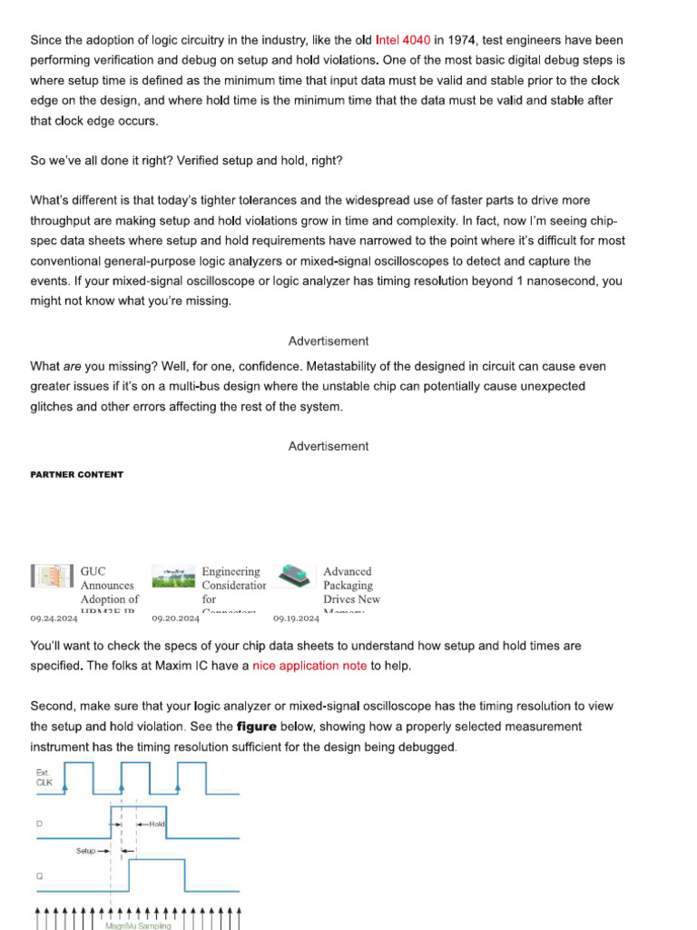 Setup and Hold Time - 2011 - Part2 | PDF