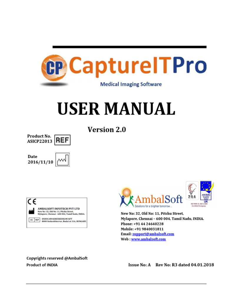 Capture ITPro Manual | PDF