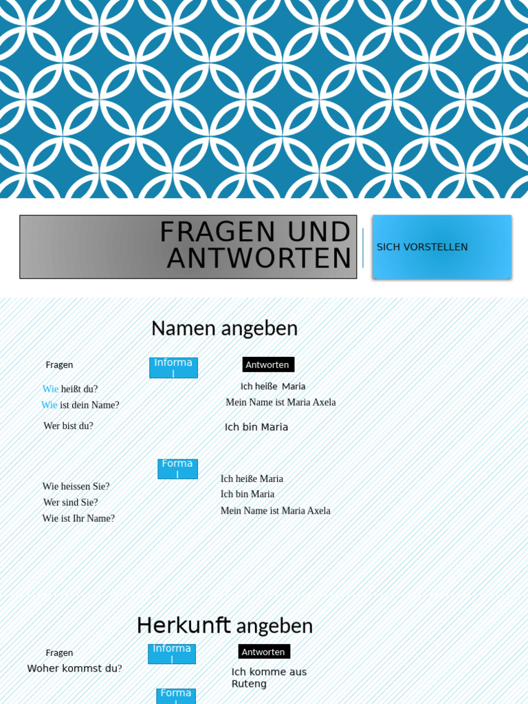 Fragen Und Antworten | PDF