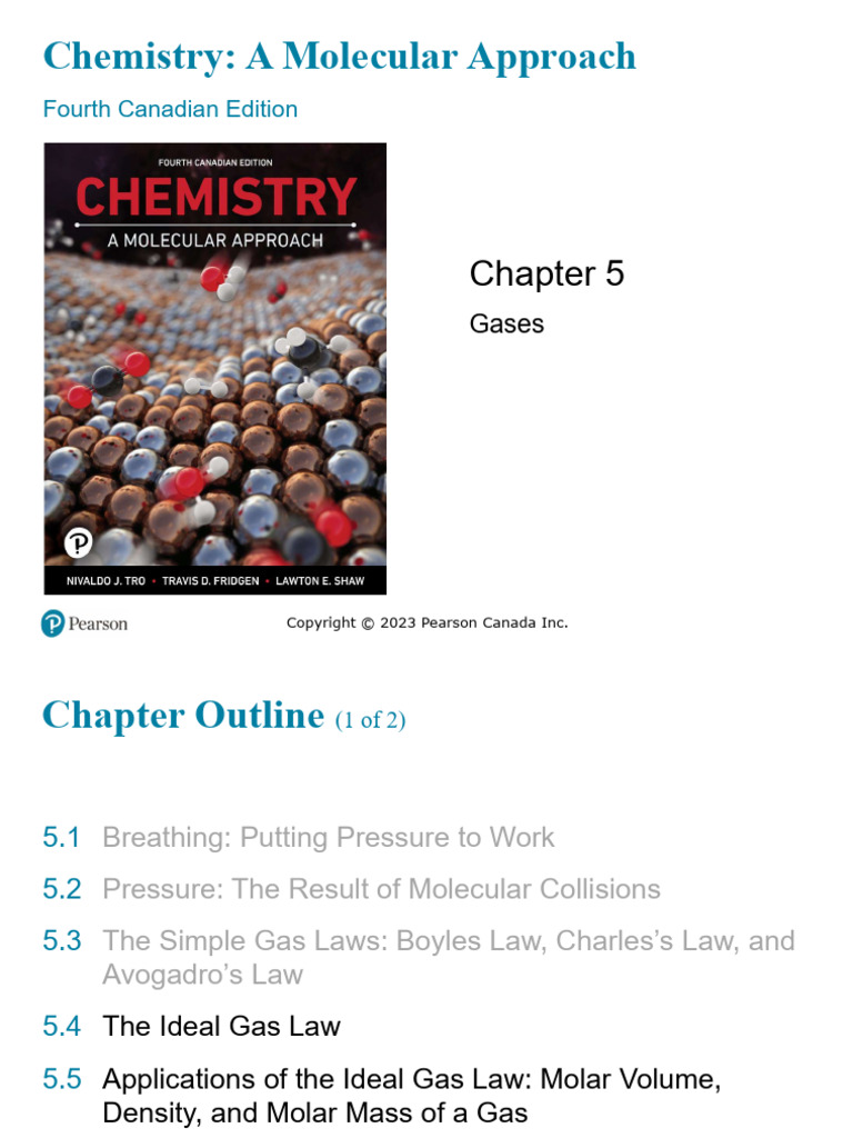 Chemistry: A Molecular Approach: Fourth Canadian Edition | PDF